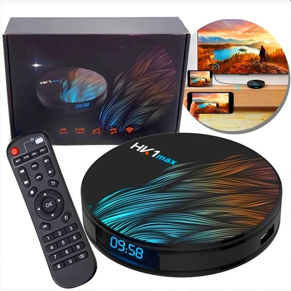 HK1 Max Smart Ultra HD TV Box – 8K Android 9.0 TV Okosító, 4GB RAM ...